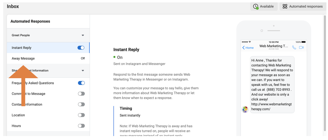 How To Set Auto Reply In Facebook Messenger For Business 