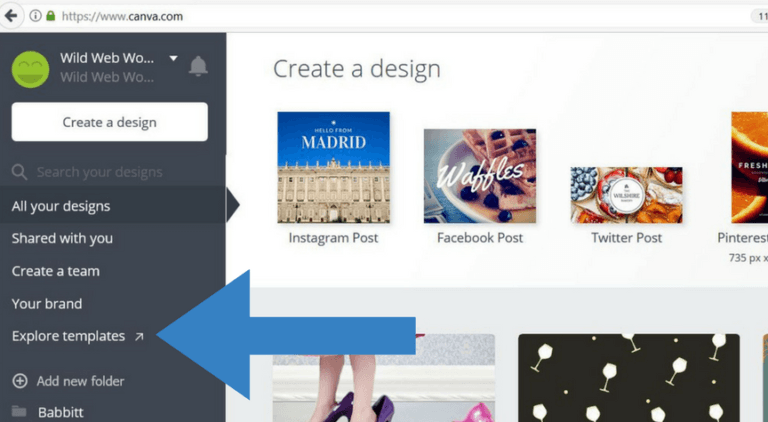 Canva Tip of The Month: Explore Templates